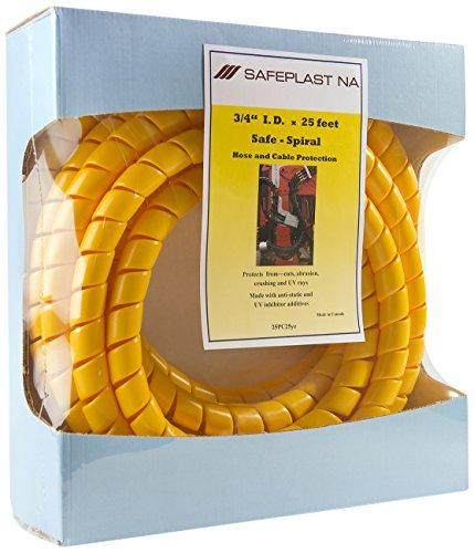Pre-Cut Spiral Wrap Hose Protector, 1.0" OD, 25' Length, Yellow | eBay